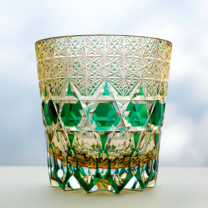 Fluorite Crystal Whiskey Glass