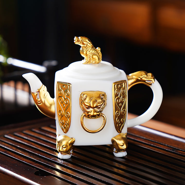 Mutton Fat Jade Teapots