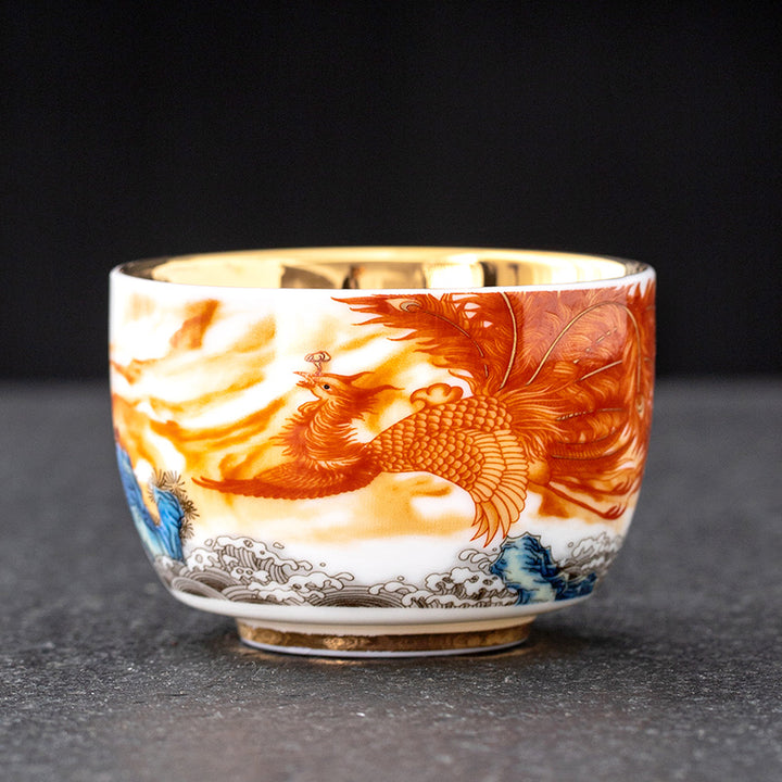 Mutton Fat Jade Tea Cups