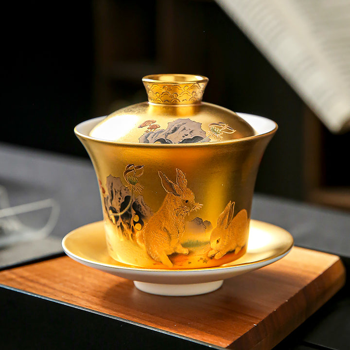 Mutton Fat Jade Gaiwan