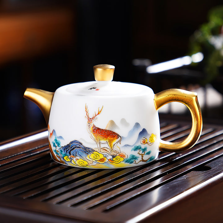 Mutton Fat Jade Teapots