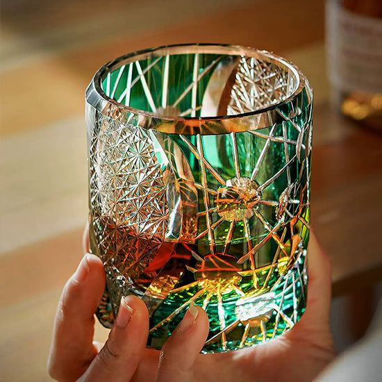 Star Radiance Crystal Whiskey Glass