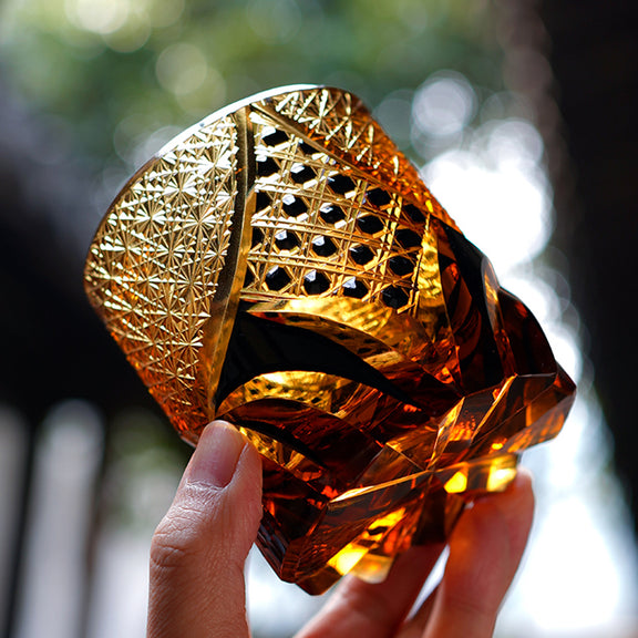 Undead Warrior Crystal Whiskey Glass