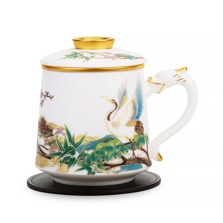 Mutton Fat Jade Tea Mugs