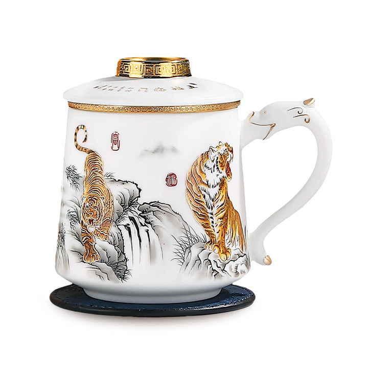 Mutton Fat Jade Tea Mugs